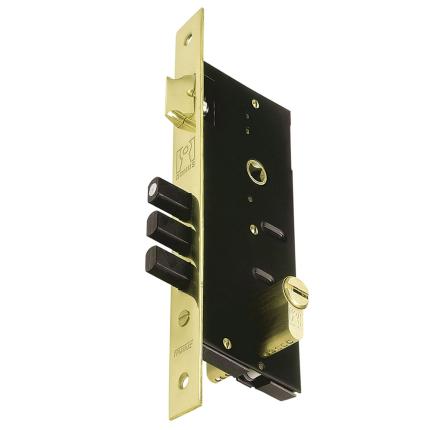 DOMUS 9054C Triaina Lock for Wooden Entrance Doors