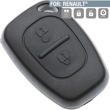 RENAULT Key remote shell with 2 Buttons | VACRS2