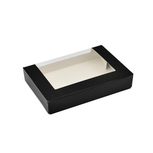 ΚΟΥΤΙ "BLACK BOX" ΜΕ ΠΑΡΑΘΥΡΟ EASY OPEN 22x13x4,5cm 25ΤΕΜ